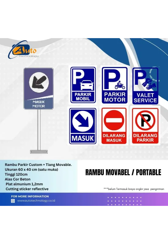 Rambu Parkir Portable